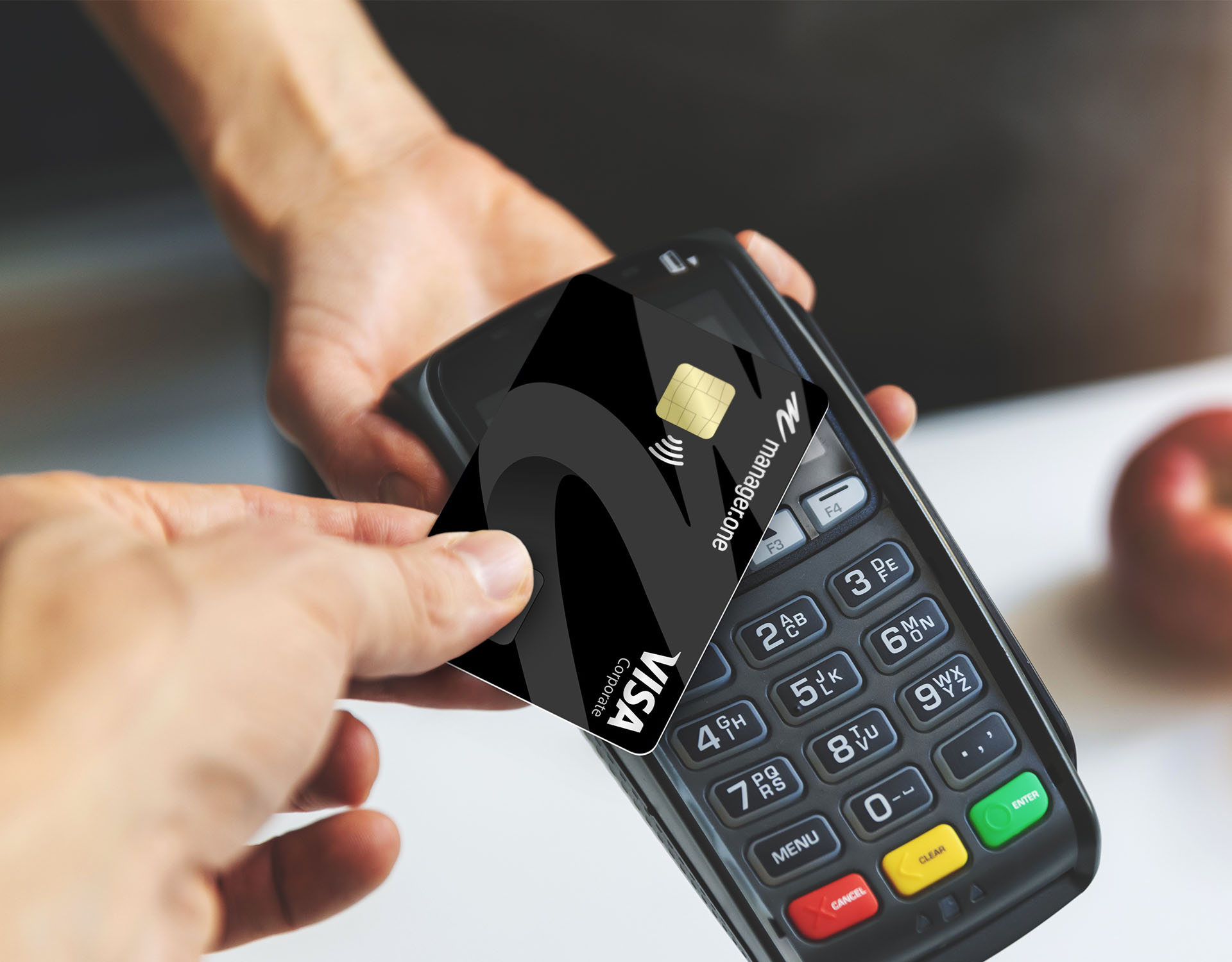 manager.one pilots F.CODE biometric card | IDEMIA