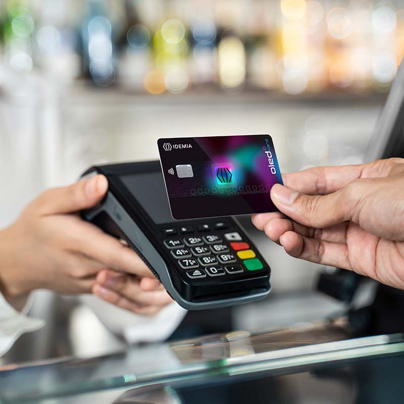 IDEMIA Starlight payment card | IDEMIA