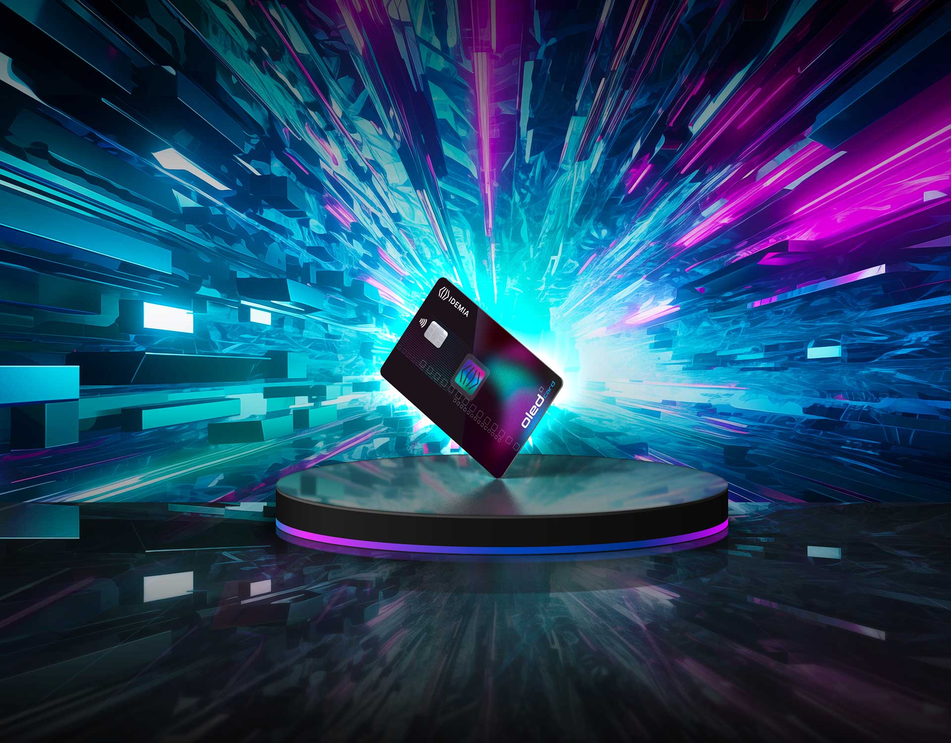 IDEMIA Starlight payment card | IDEMIA