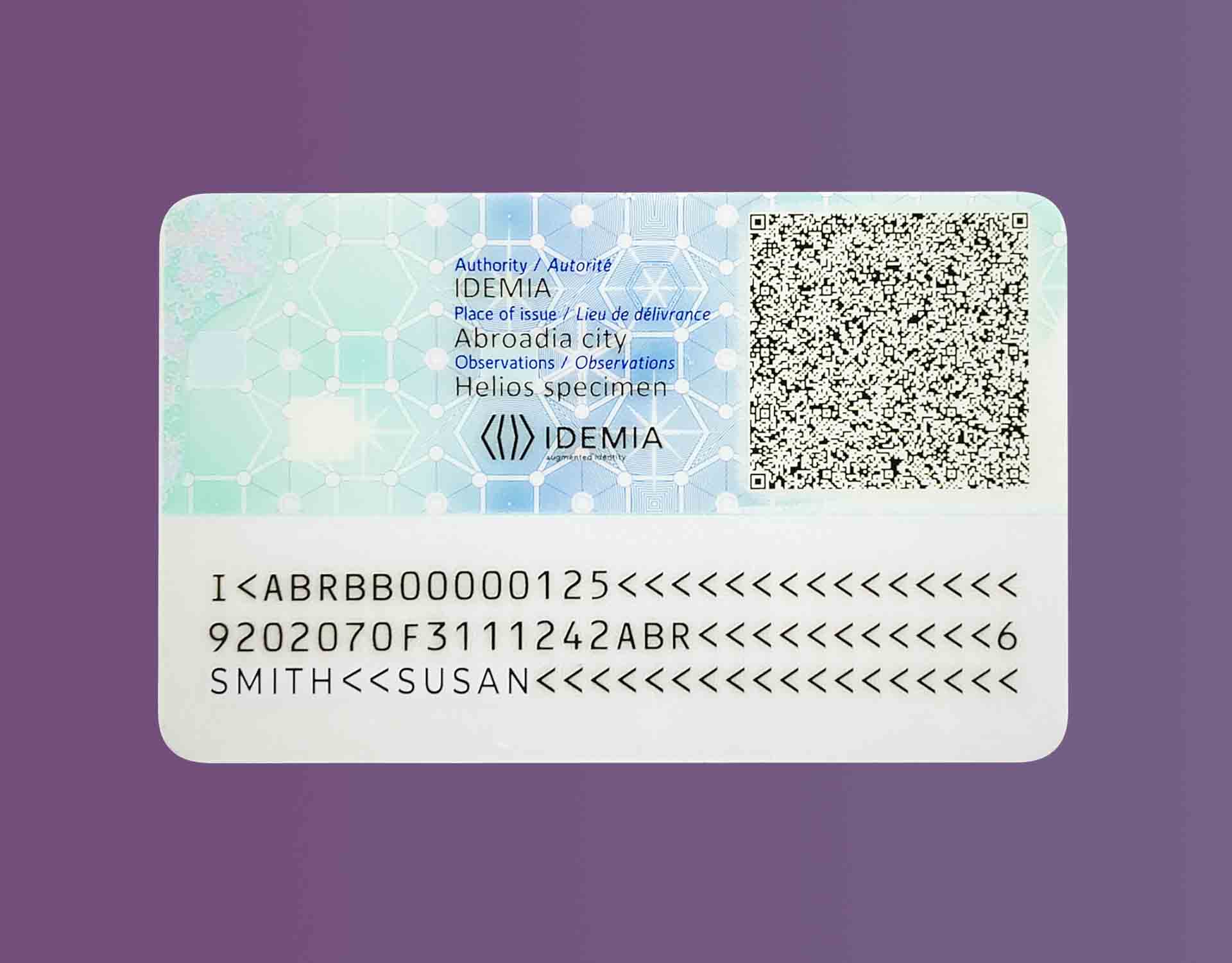 IDEMIA Smart Identity launches new security feature IDQR, a laser ...