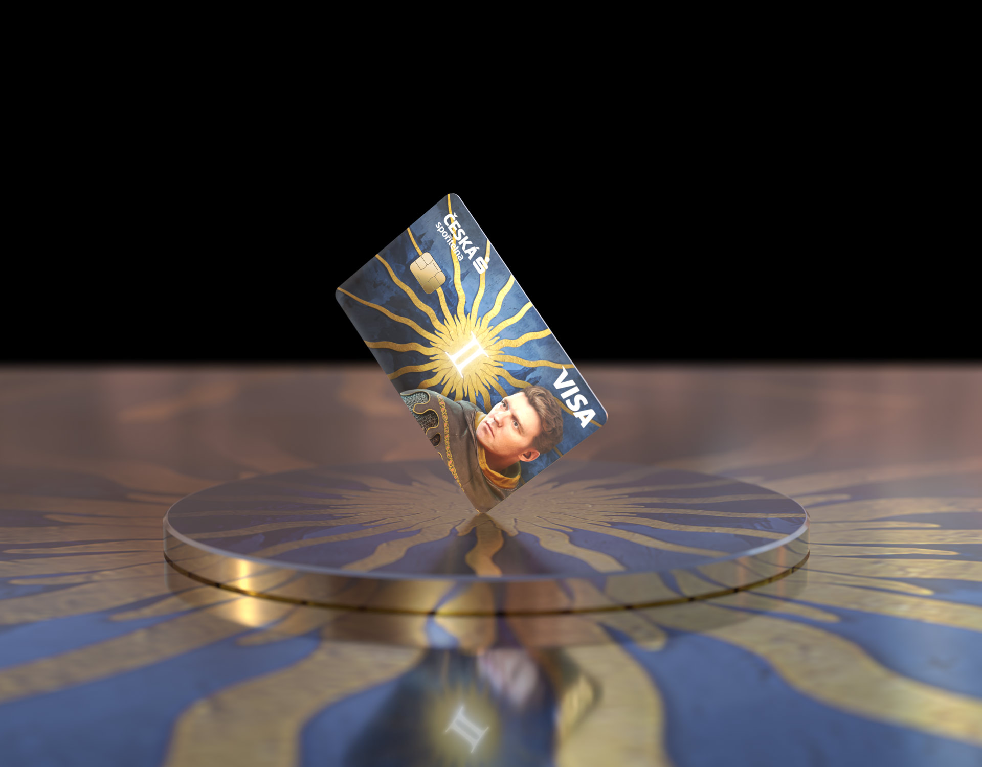 Light-Up card for gamers with Česká spořitelna | IDEMIA